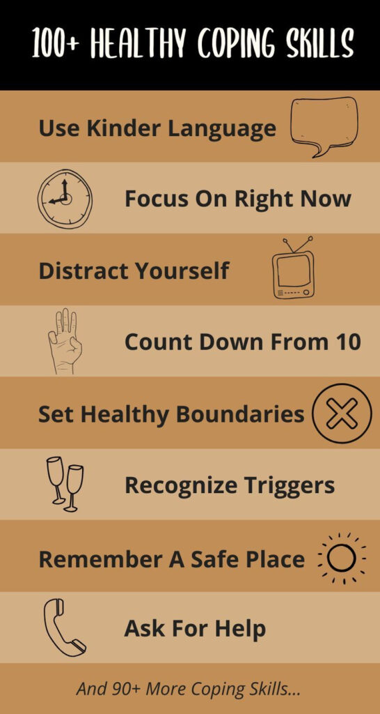 100 Healthy Coping Skills Fully Flourishing Healthy Coping Skills | DBT ...